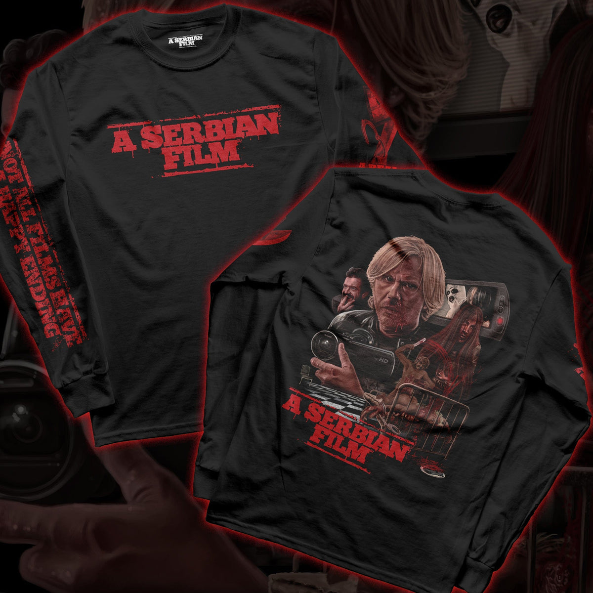 A Serbian Film Longsleeve - Backprint-Unusual Horror