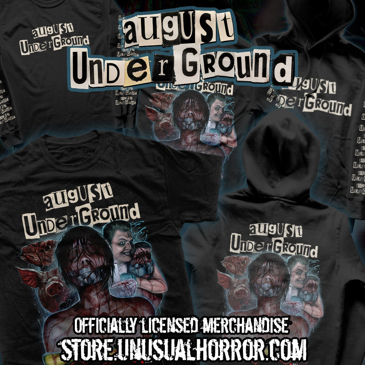 August Underground Hoodie | Unusual Horror